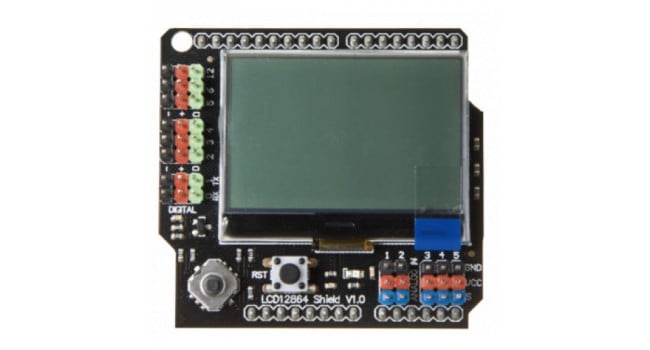 Lcd12864 Shield For Arduino Micro Robotics